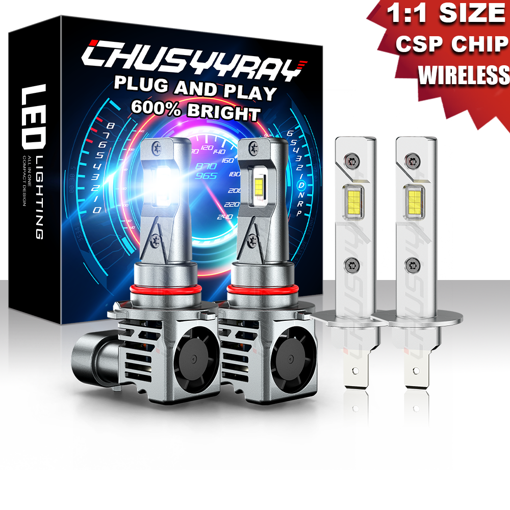 LED Headlight Kit 9005 H1 6000K Combo Bulb for Subaru Baja 2003-05 High ...