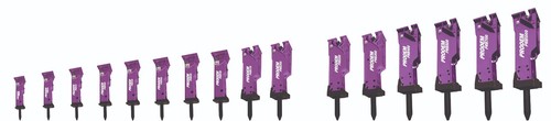 Prodem Hydraulic Hammer PRB050 3.5-8.0 Ton Breaker Pecker Demolition ...