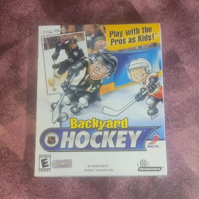 Backyard Hockey PC CD-ROM • New In Box 2002 • Retrogaming | eBay