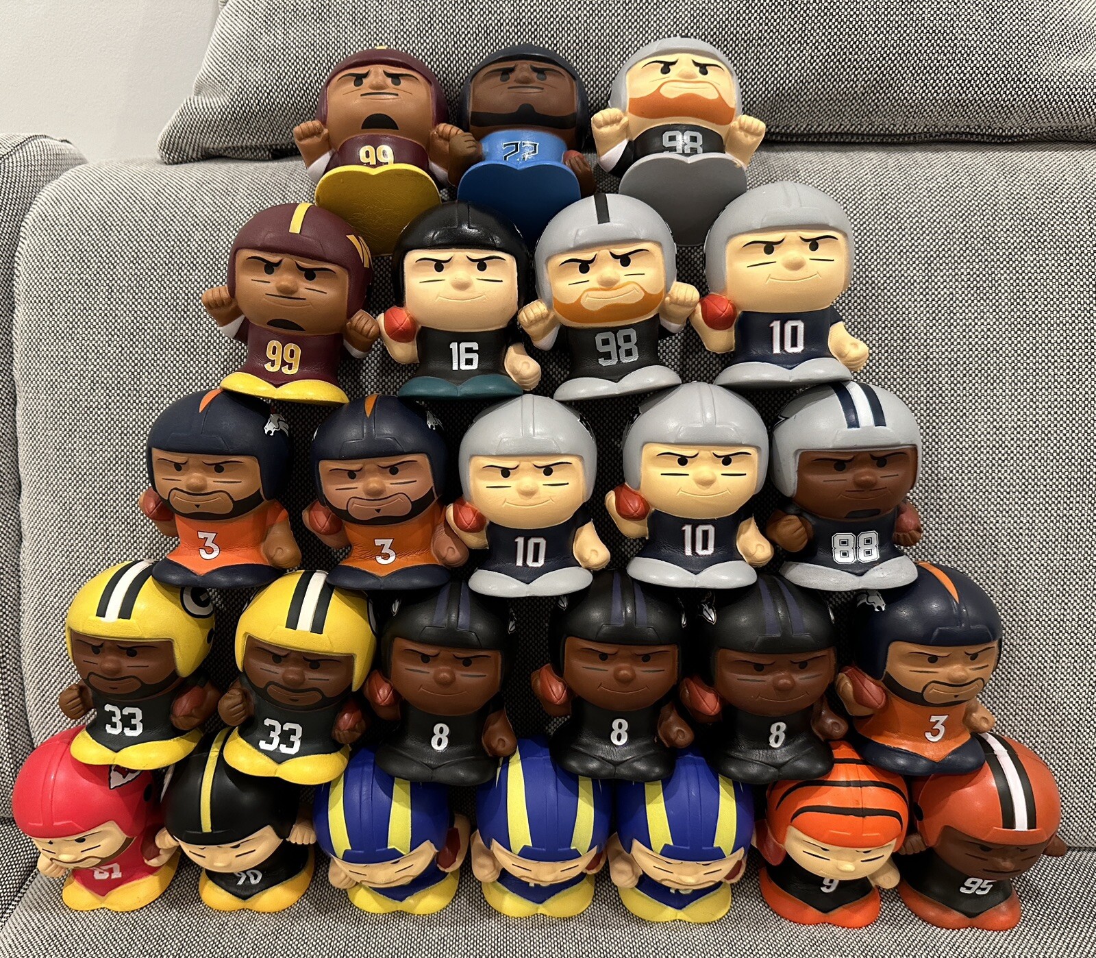 NFL JUMBO SQUEEZY MATES SERIES 2 ~ DEFECT SINGLES ~ CHOOSE ONE ...