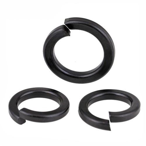 M2 M3 -M6-M12 8.8 GR split washer Carbon Black Zinc Plated Spring ...