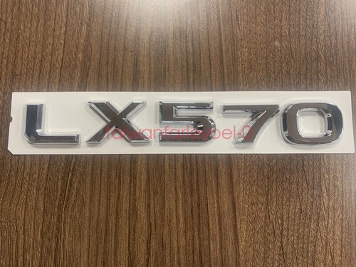 LX570 EMBLEM 08-20 LEXUS REAR LIFTGATE CHROME BADGE back trunk sign ...