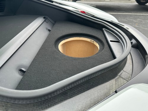 For 2014-2020 BMW i8 - Custom Sub Enclosure Subwoofer Box - RECESSED ...