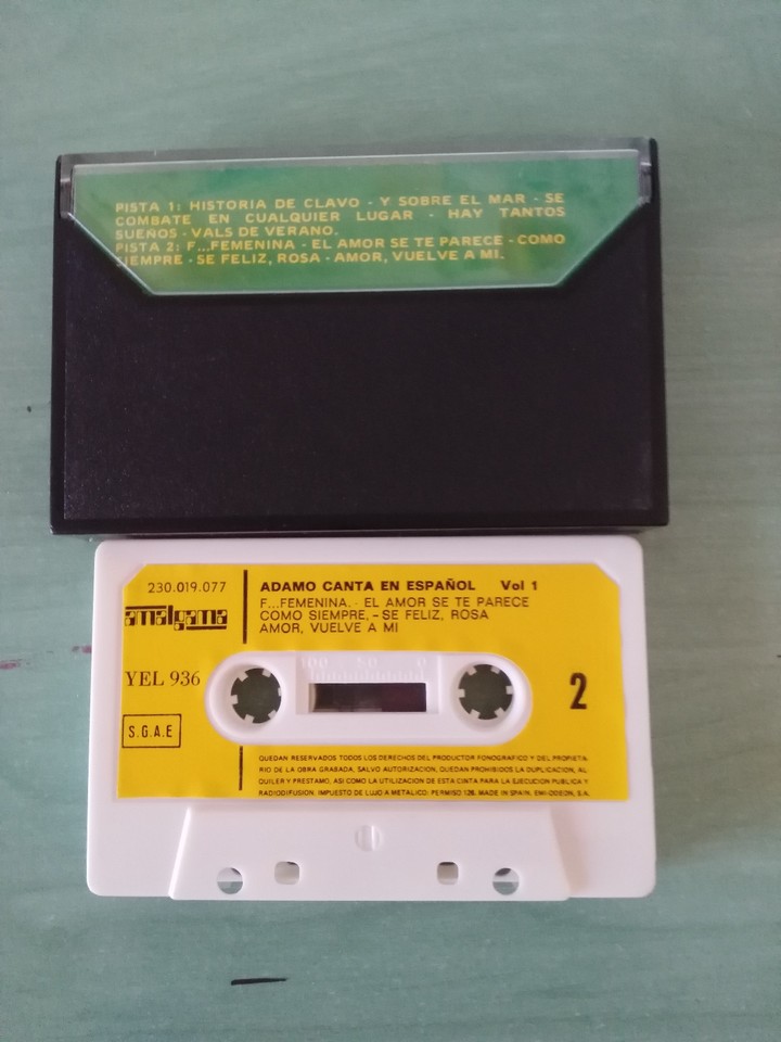 Adamo Sings In Spanish Vol 1 Amalgama 1981 Spain Edition - Cassette ...