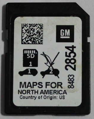 Chevy Silverado 1500 2020 2021 2022 Factory NAV Navigation Map SD Card ...