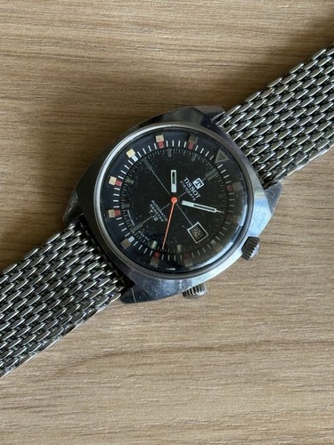 Tissot T12 Super Compressor 44518 Vintage Steel As It Is Mens | eBay