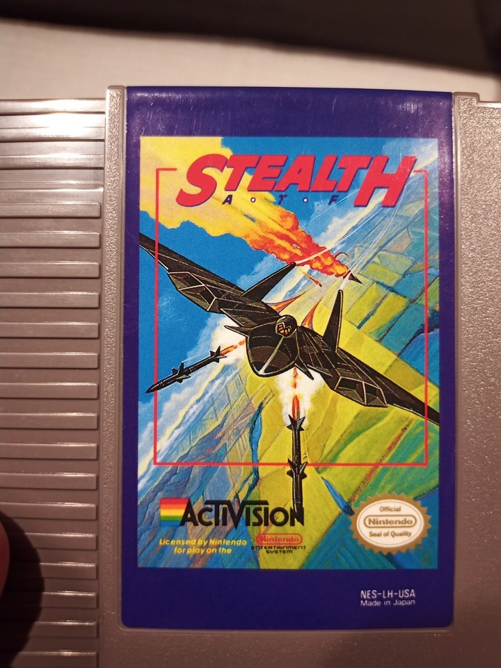 Stealth ATF NES tested/works, with instructions and dust sleeve ...