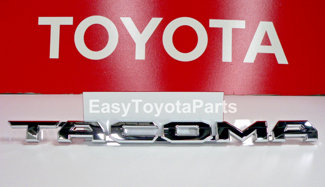 OEM 2016-2017 Toyota Tacoma Chrome Door Emblem 7542704030 for sale ...