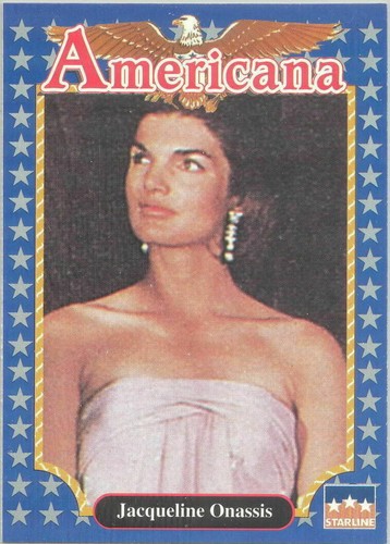 JACQUELINE ONASSIS, FIRST LADY #132 🥰 1992 Americana Trading Card 😍 | eBay