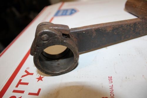 Antique Vintage Offset Ratcheting Hand Crank Starting Handle | eBay