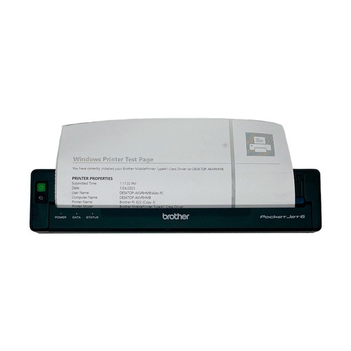 Brother PJ-622 PocketJet 6 Portable A4 Thermal Printer USB No Battery ...