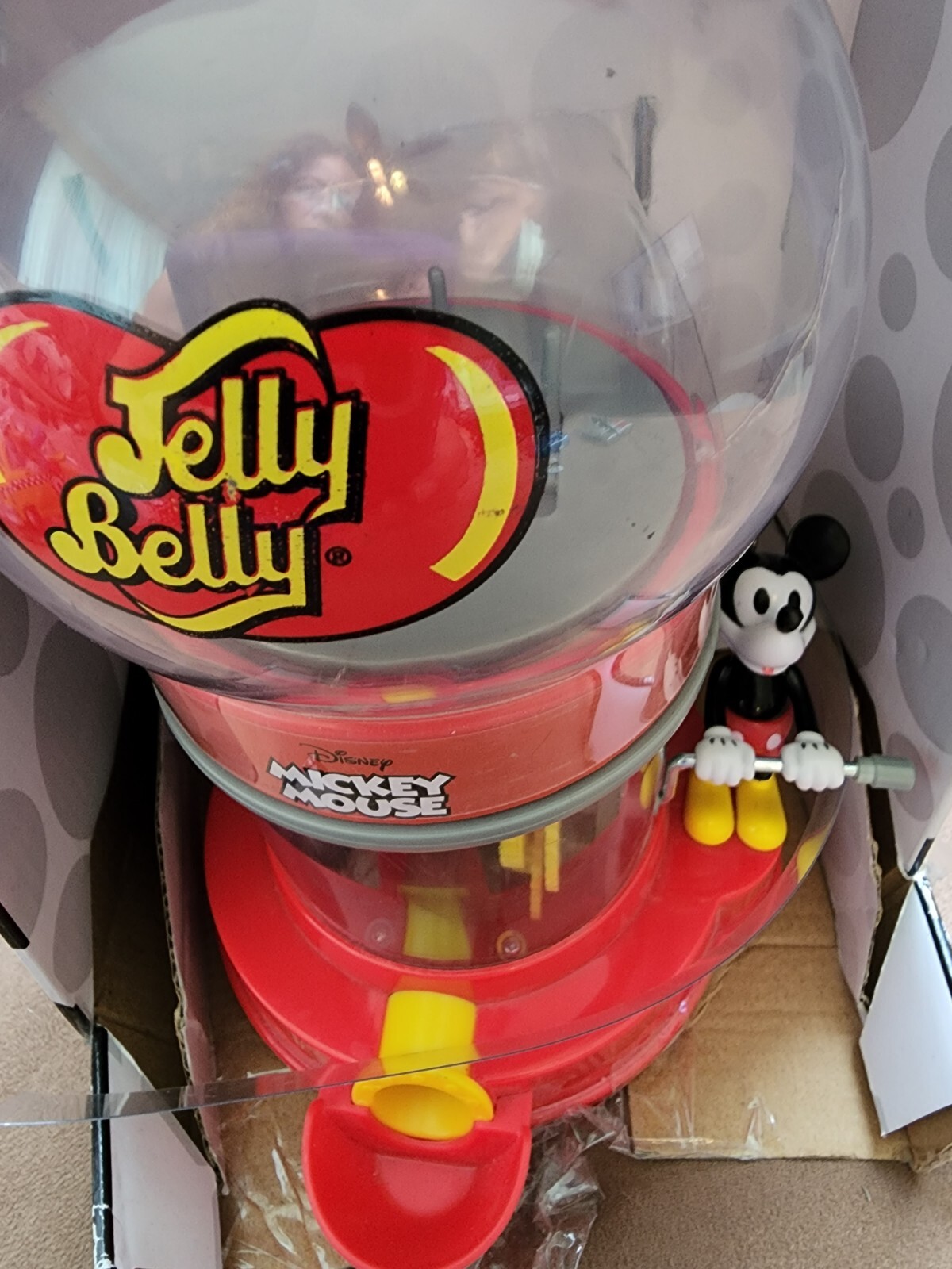 Jelly Belly Disney Mickey Mouse Bean Dispenser Machine Collector Item ...