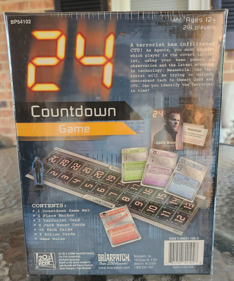 New - 24 Countdown Game Board Game - Sealed | eBay