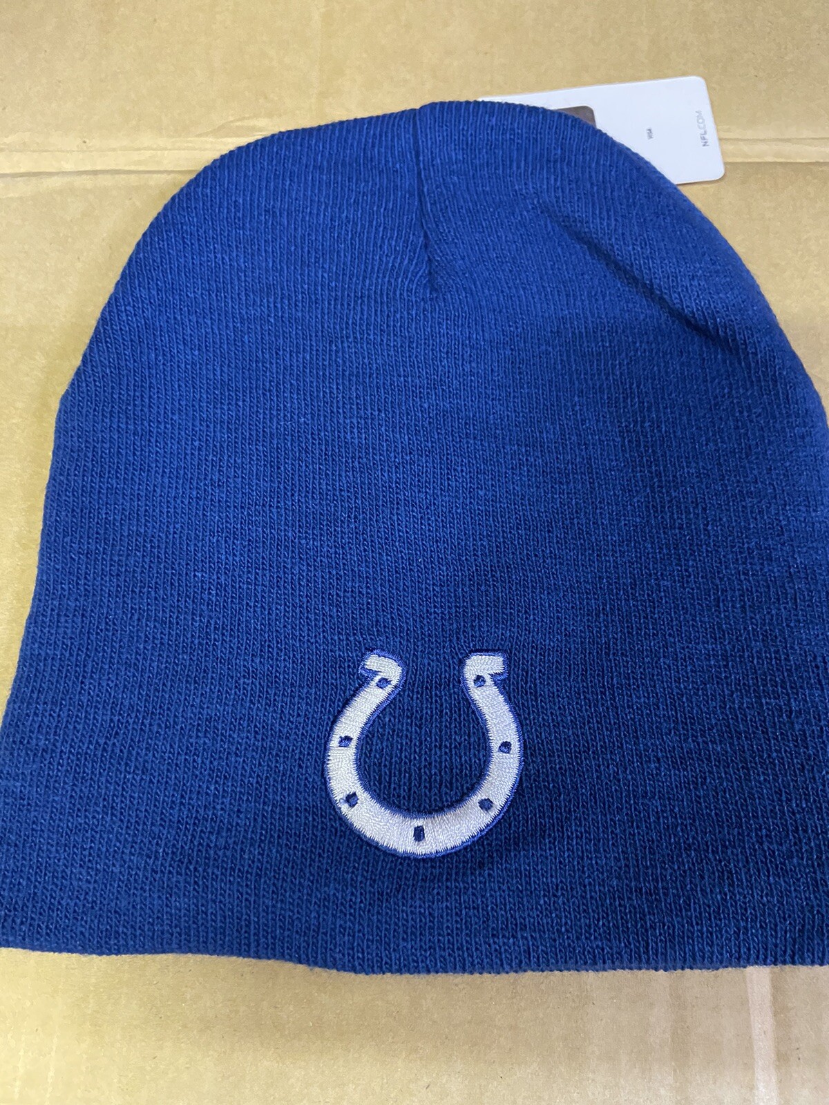 Indianapolis Colts NFL Basic Knit Hat One Size Blue ,White | eBay
