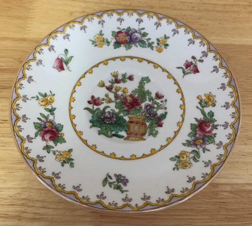 Saucer Plate Spode Copelands Peplow Rd No 568948 China England Yellow ...