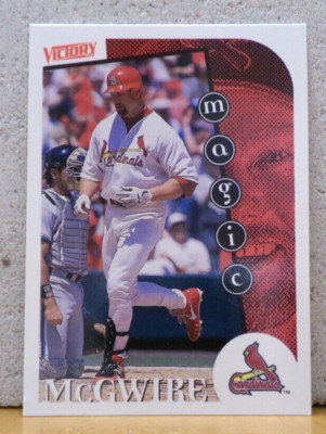 AUCTION 550 BASEBALL CARD VICTORY MAGIC MARK McGWIRE ST. LOUIS ...