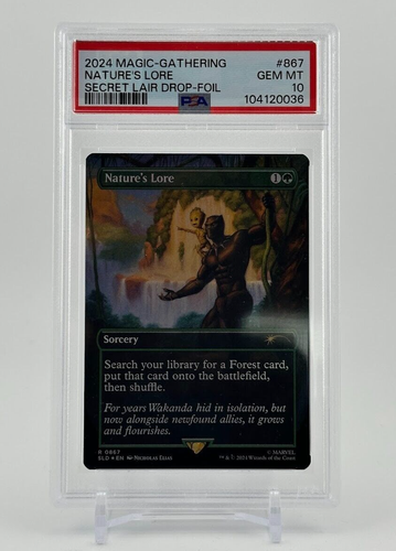 Magic The Gathering x Secret Lair Marvel Nature's Lore Groot Foil 867 ...