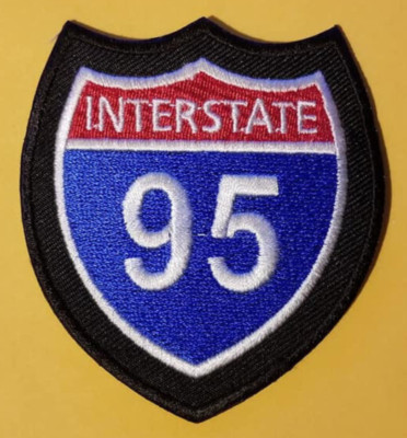 US Primary Interstate 95 Highway approx 2.75x3" Embroidered Patch * | eBay