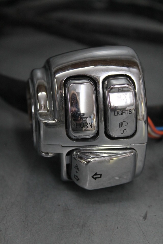 Harley Davidson Chrome Switch Housing Switches Left and Right | eBay