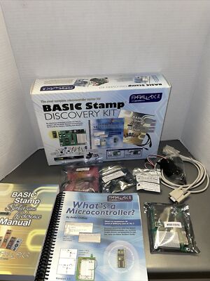 Parallax 27807 BASIC Stamp Discovery Kit (TS) Complete & Sealed ...