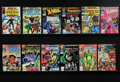 What if? Marvel Comics 2nd series 12 issue lot NM X-Men, Vision, FF ...