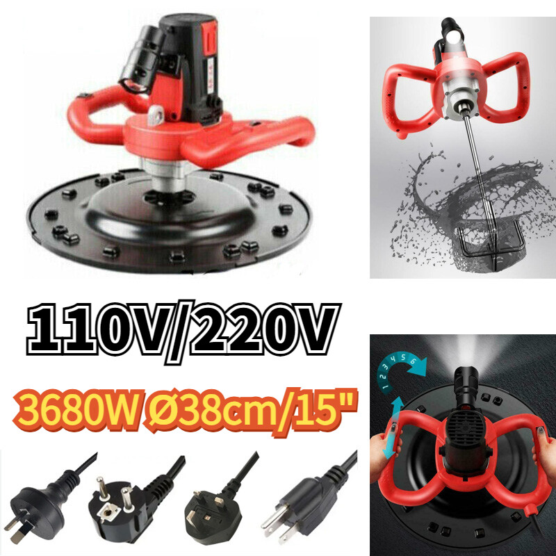 3680WElectric Wall Sander Polishing Machine Cement Mortar Trowel ...