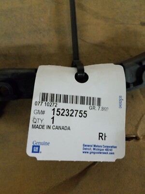 GM OEM Front Bumper-Bumper Cover Bracket Right 15232755 sold ...