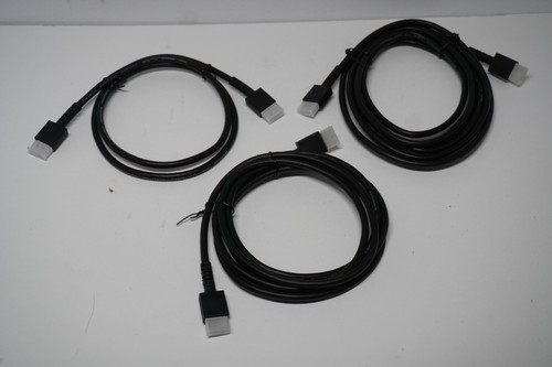 Lot of 3 - High Quality Black Computer Cables - Full HD HDMI 3ft 6ft ...