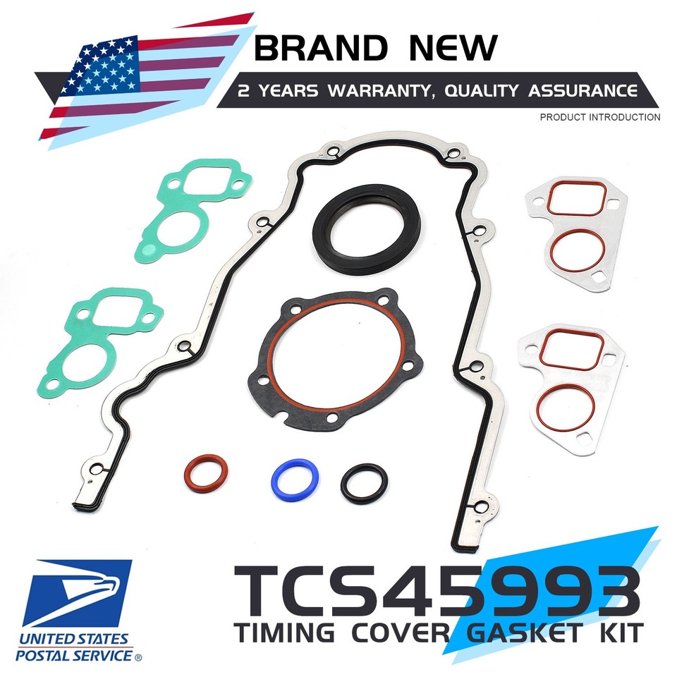 1SET new TCS45993 Small Block For Chevy Timing Cover Gasket 4.8 5.3 5.7 ...