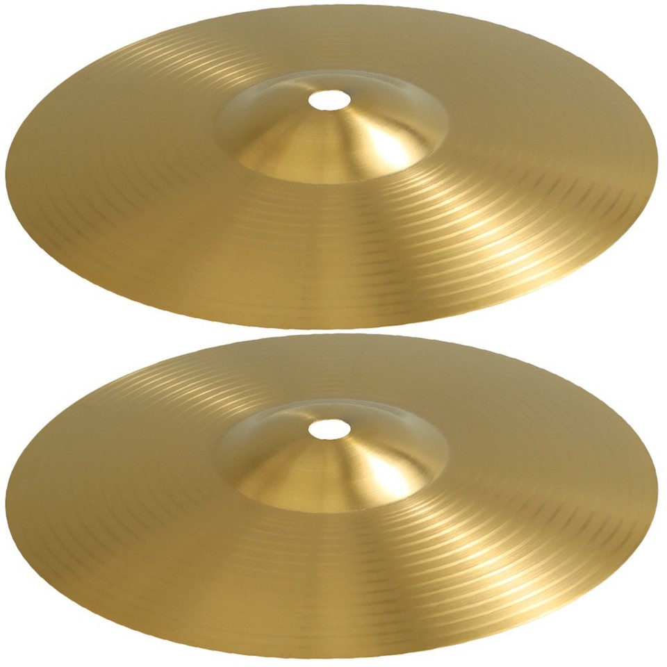 2pcs Drum Set Cymbals Jazz Drum Cymbal Brass Crash Cymbal Music ...