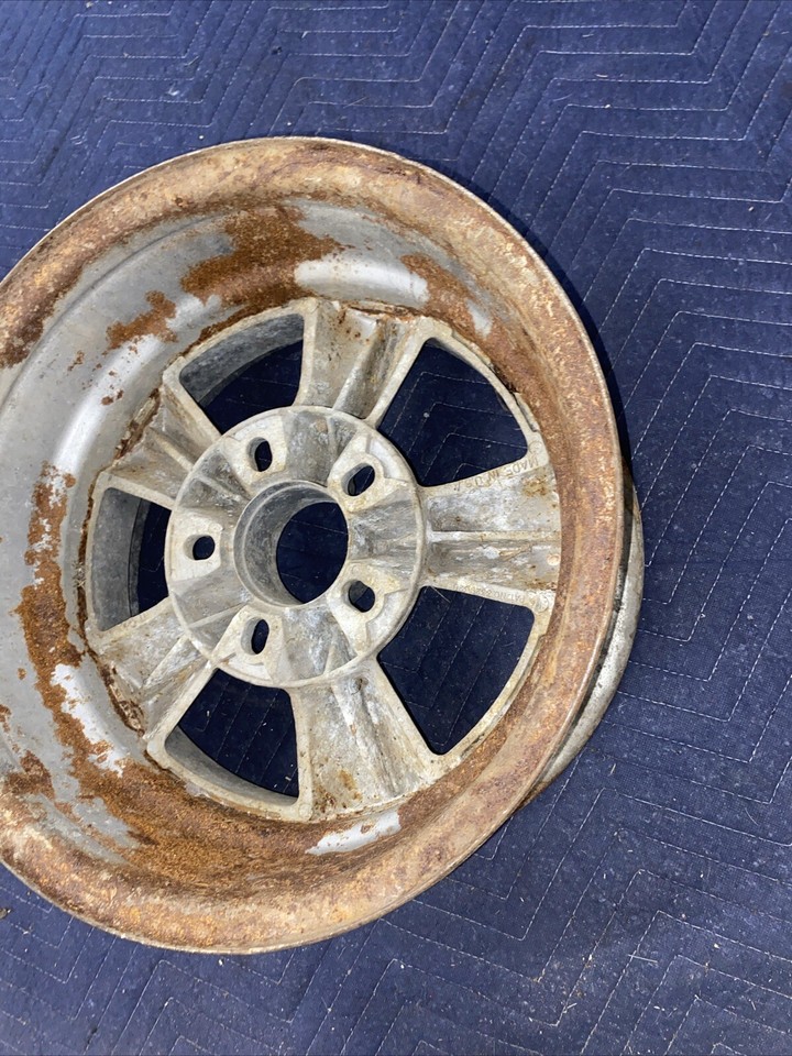 Vintage ET-2 Aluminum Mag Wheel 15X7” Unilug 5 on 4.50- 5" GM 3-1/2" BS ...