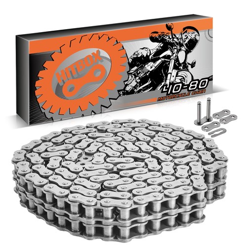 Hitbox Heavy Duty Roller Chain 60-2 160 Link 10FT 19.05cm Pitch For ...