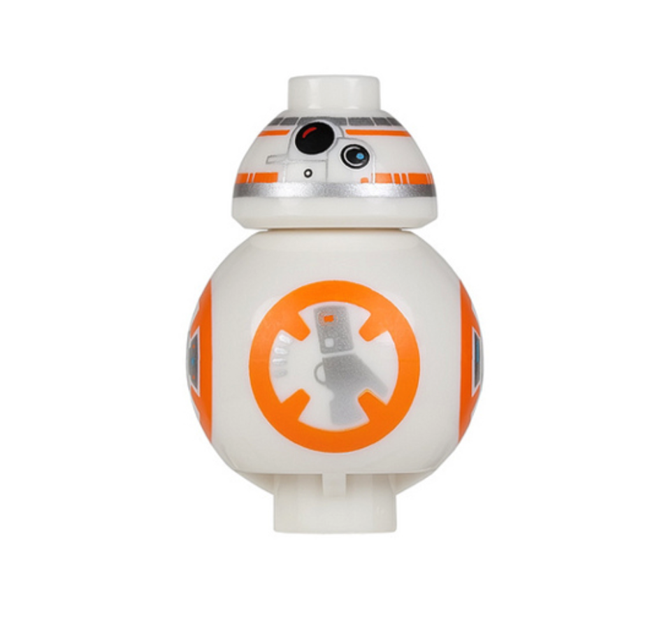 Lego R2-D2, R3-D5, R7-A7 T7-O1 Star Wars Astromech Droid Minifigure Lot ...