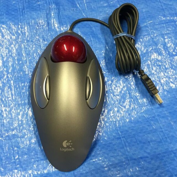 Logitech Trackman Marble Trackball USB Mouse Model T-bb14 Wired for ...