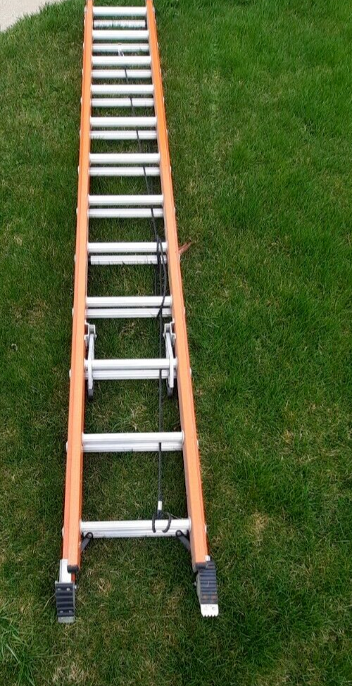 24 ft. Werner Fiberglass Extension Ladder | eBay