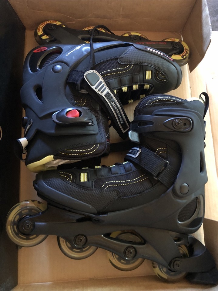 Rollerblade Mens Pro 03 Bio Dynamic Inline Roller Skates Black SZ 42 EU ...