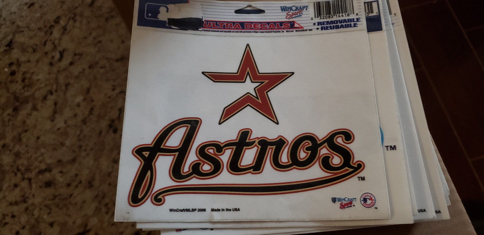 HOUSTON ASTROS MLB BASEBALL 5X6 ULTRA DECAL WINDOW CAR AUTO | eBay