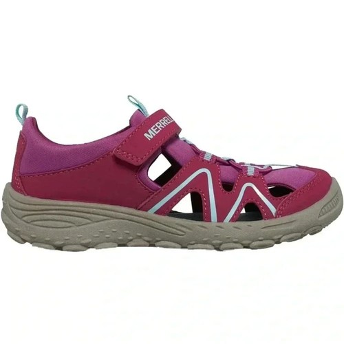Merrell Girls Hydro Explorer Sandals Shoes Closed Toe Pink/Gray Size 4M ...