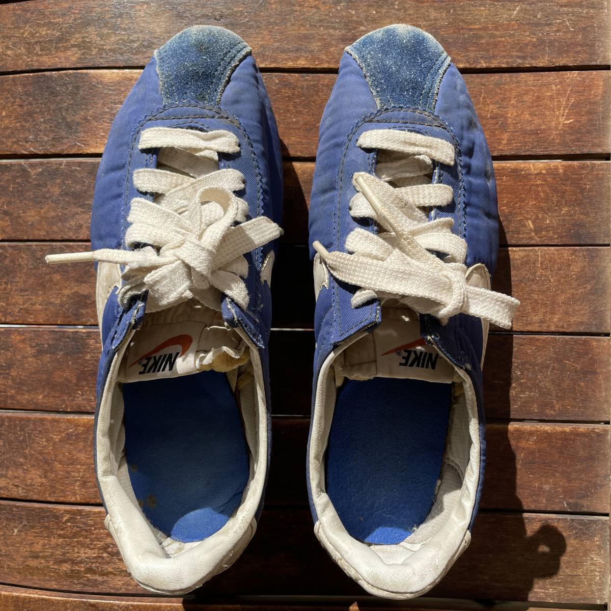 NIKE Cortez Blue x White US3 1/2 Orange tag Made in Japan NIKE Cortez Blue x White US3 1/2 Orange tag Made in Japan
