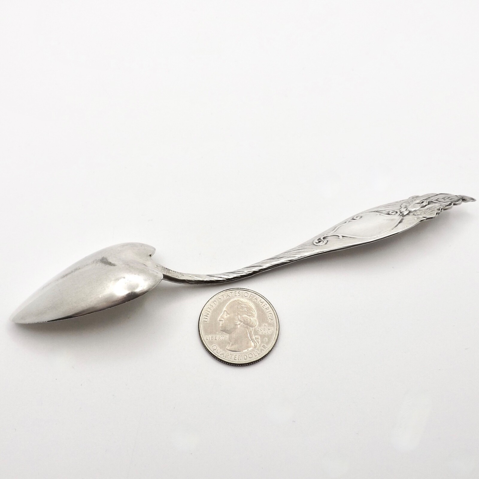 Sterling Silver Betsy Ross Daughters of American Revolution Flag Spoon ...