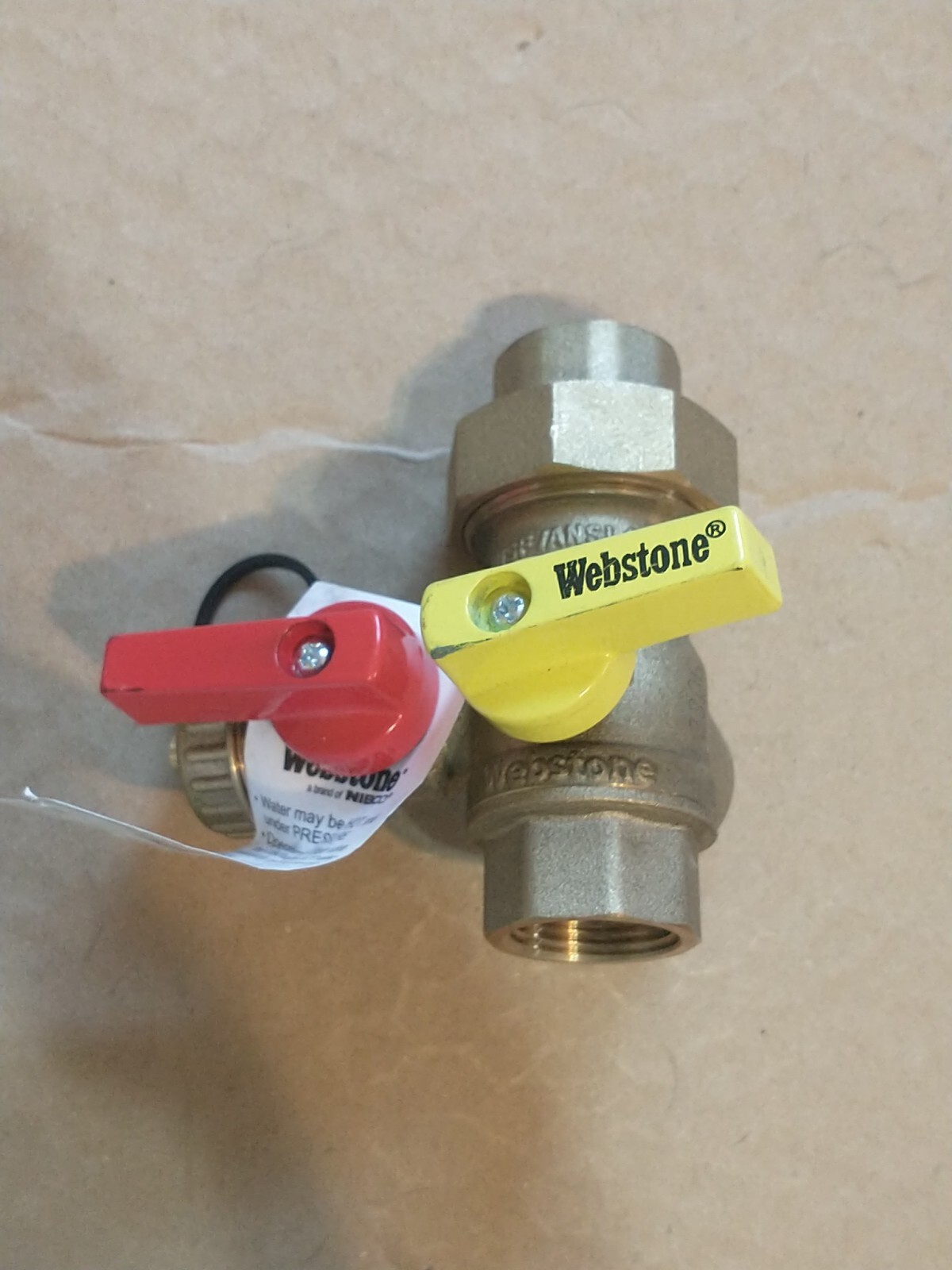 Webstone 3/4 in EXP Tankless Water Heater Service Valve Kit H-42443WPR ...