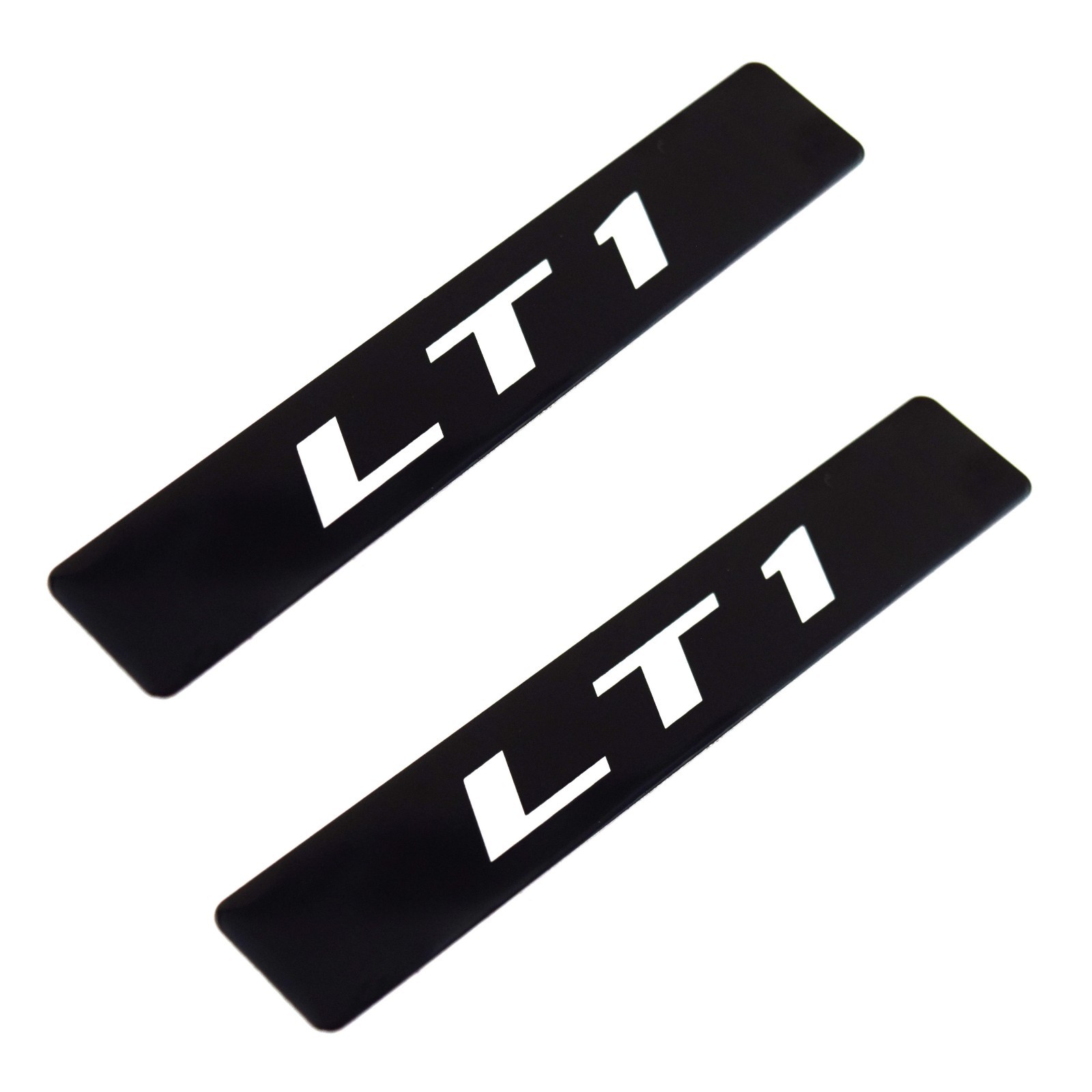 2pc New Aluminum Emblem LT1 Engine LT-1 LT1 5.7L For Chevy GM Corvette ...