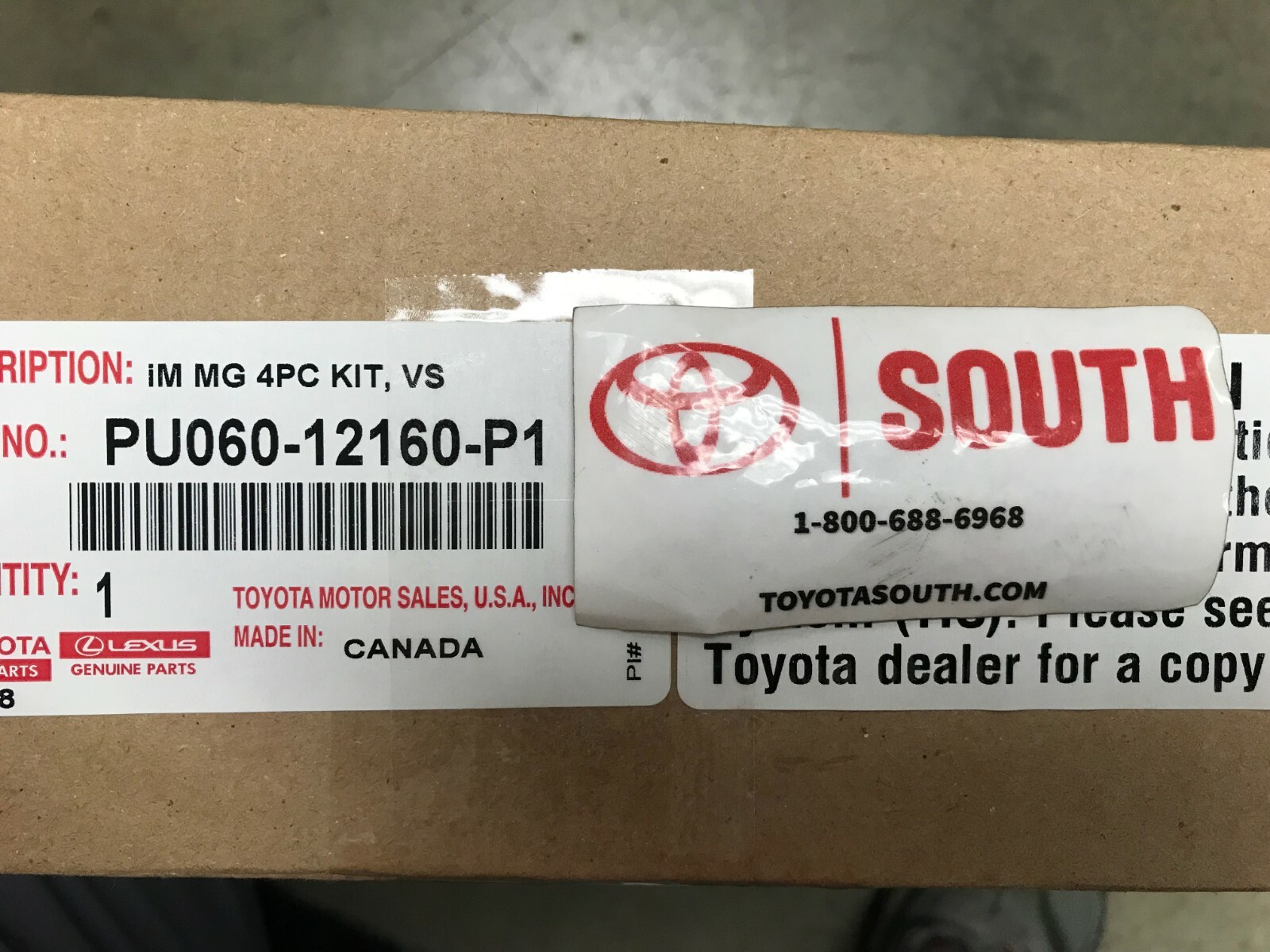 2016-2018 Toyota Corolla IM Mudguard Kit PU060-12160-P1 OEM 4 Pc Set ...