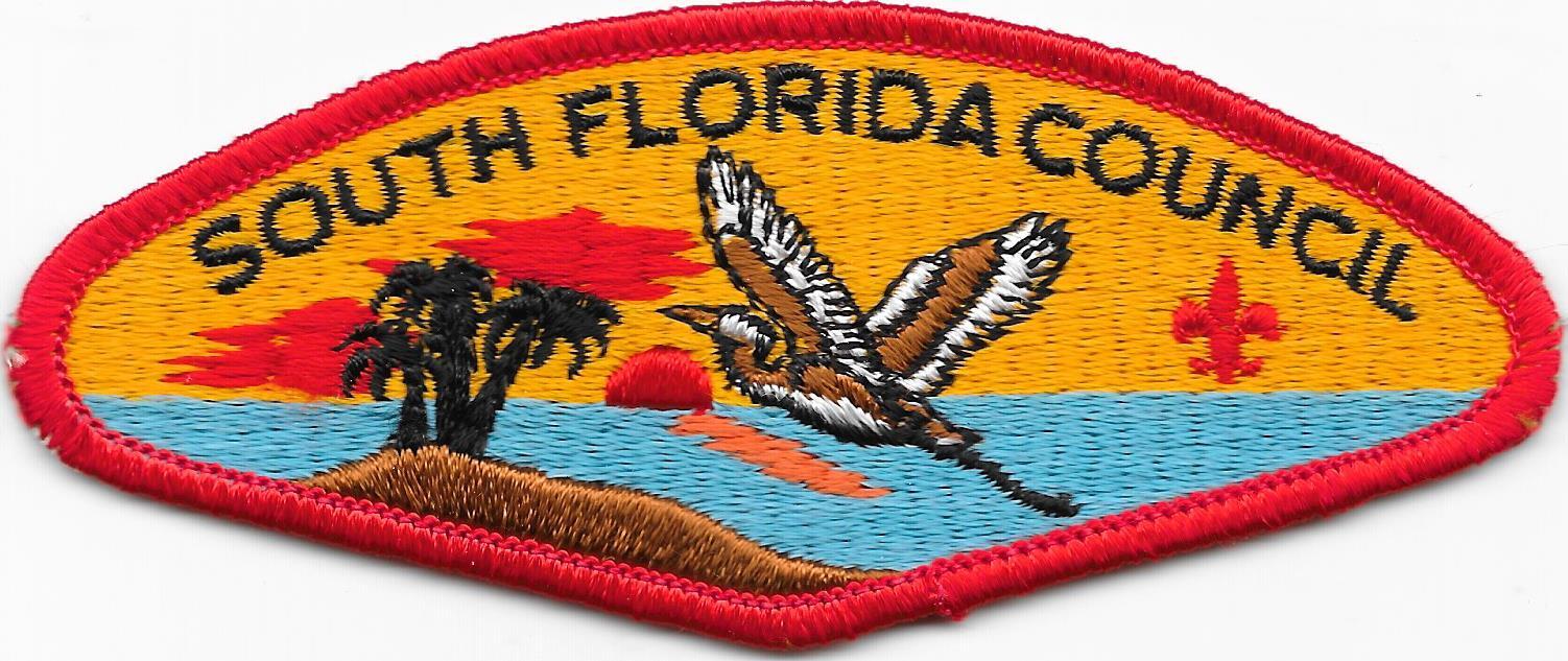 South Florida Council Strip S-3 Cloth Back CSP SAP Boy Scouts of ...