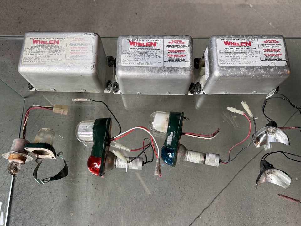 Whelen A625 Tail/A650 Wingtip Strobe+Position, 3 Power Supplies, Recog ...