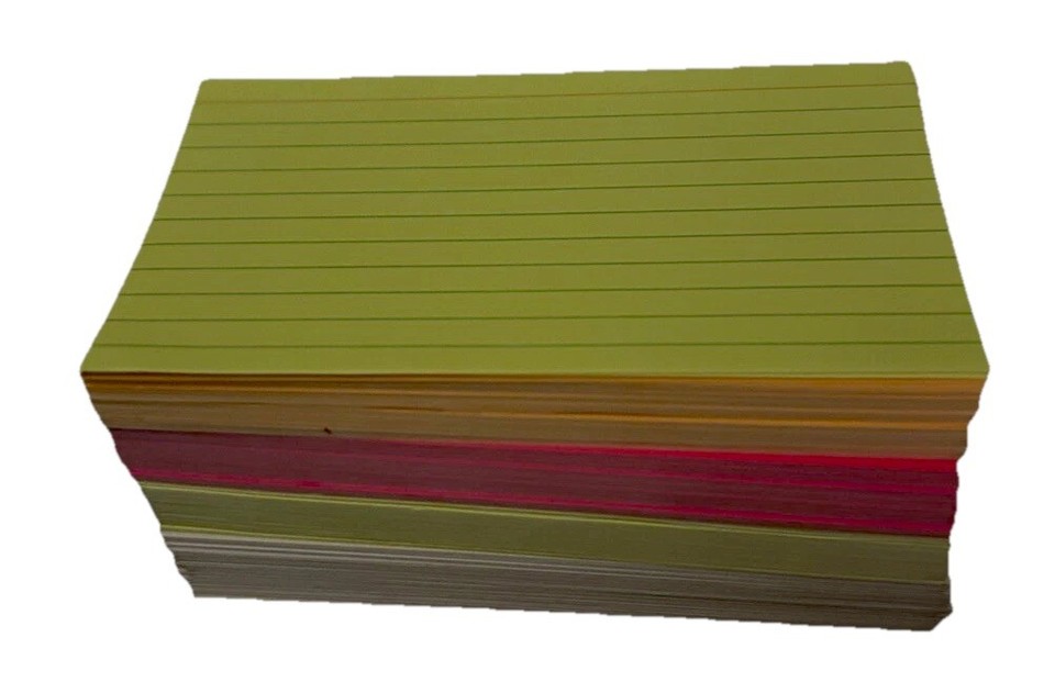 275 Lined Index Cards New | eBay