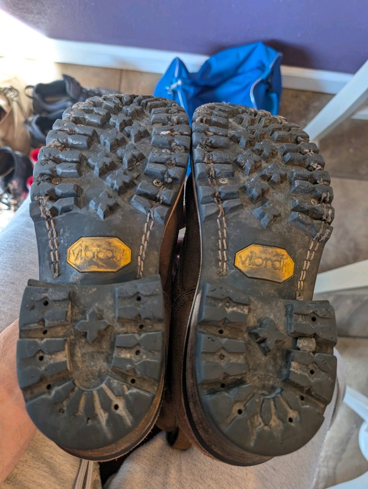 Nicks Builder Pro 1964 Brown Full Rough Out 8" Steel Toe Work Boot 8D ...