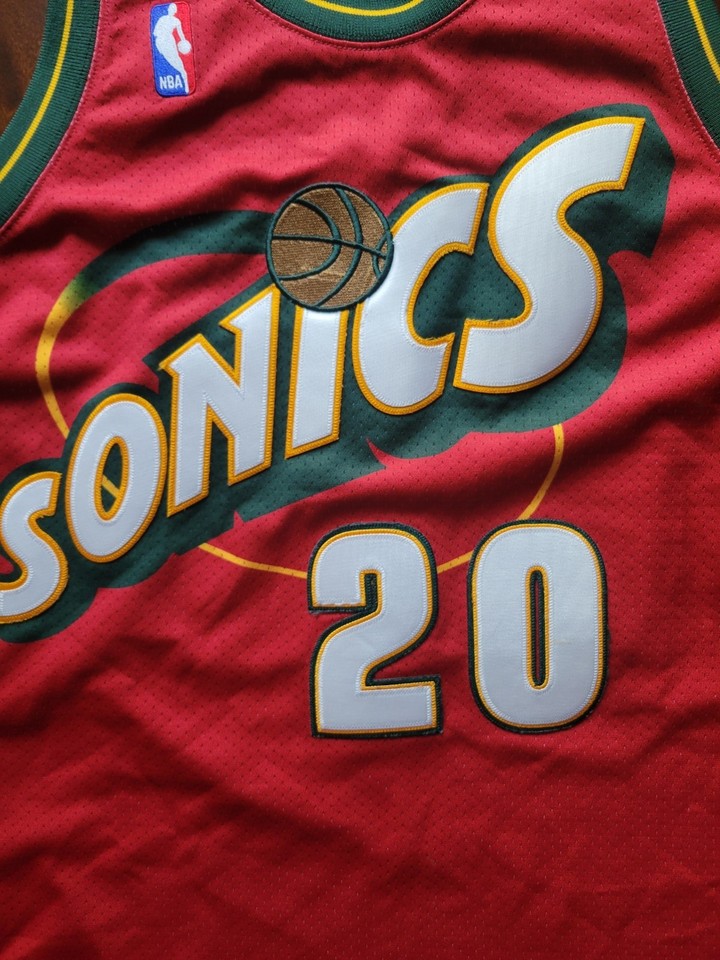 Mitchell And Ness Authentic Gary Payton 97-98 Seattle Supersonics Sz 44 ...