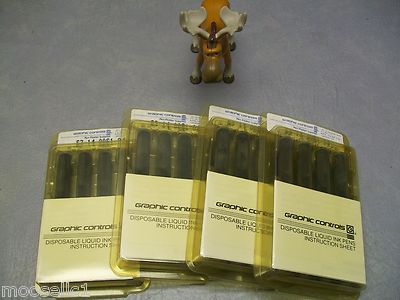 6314006104 Plotter Ink Pens Graphic Controls Disposable | eBay