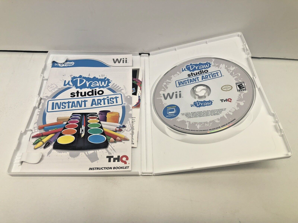 uDraw Studio: Instant Artist (uDraw Tablet Required) Wii Used Complete ...